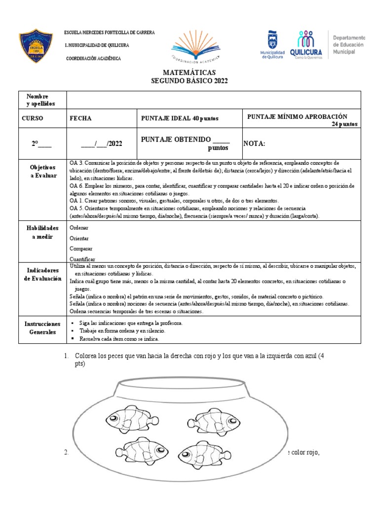 Prueba Matematicas Final | PDF