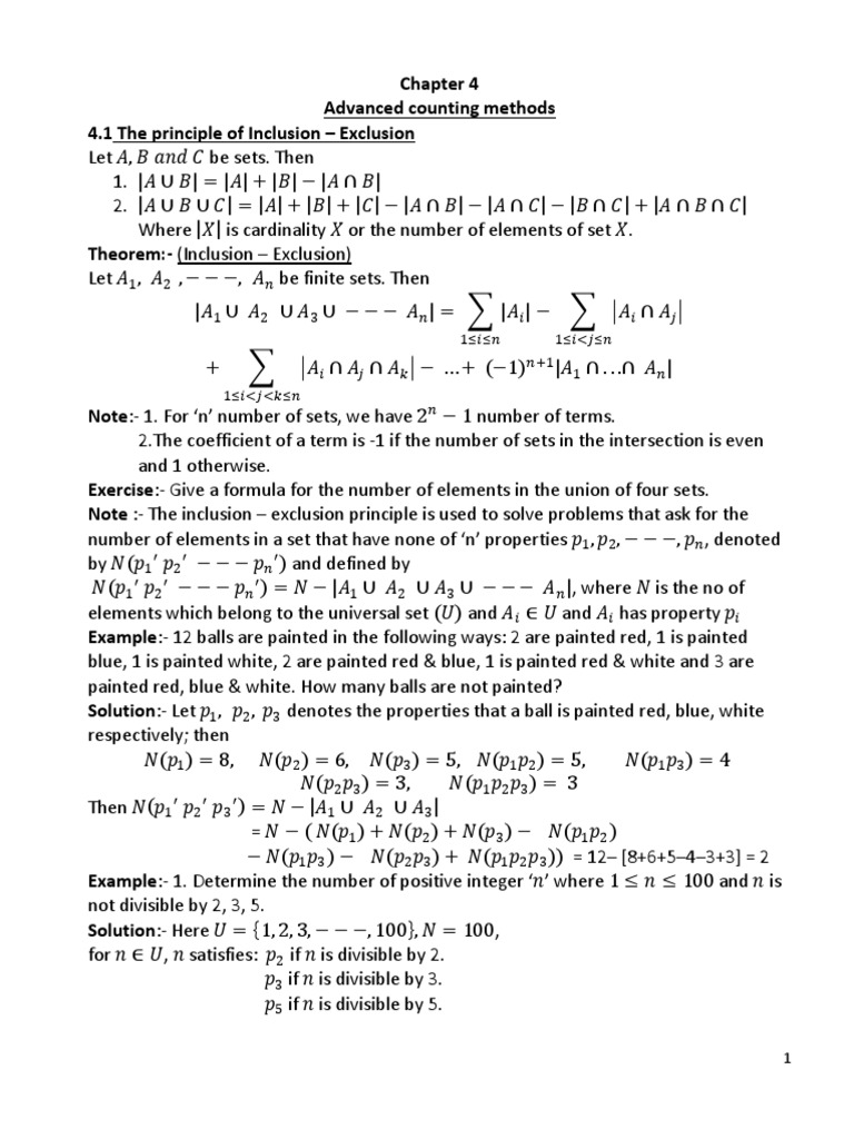Chapter 4 Revised2013 PDF | Download Free PDF | Recurrence Relation | Elementary Mathematics