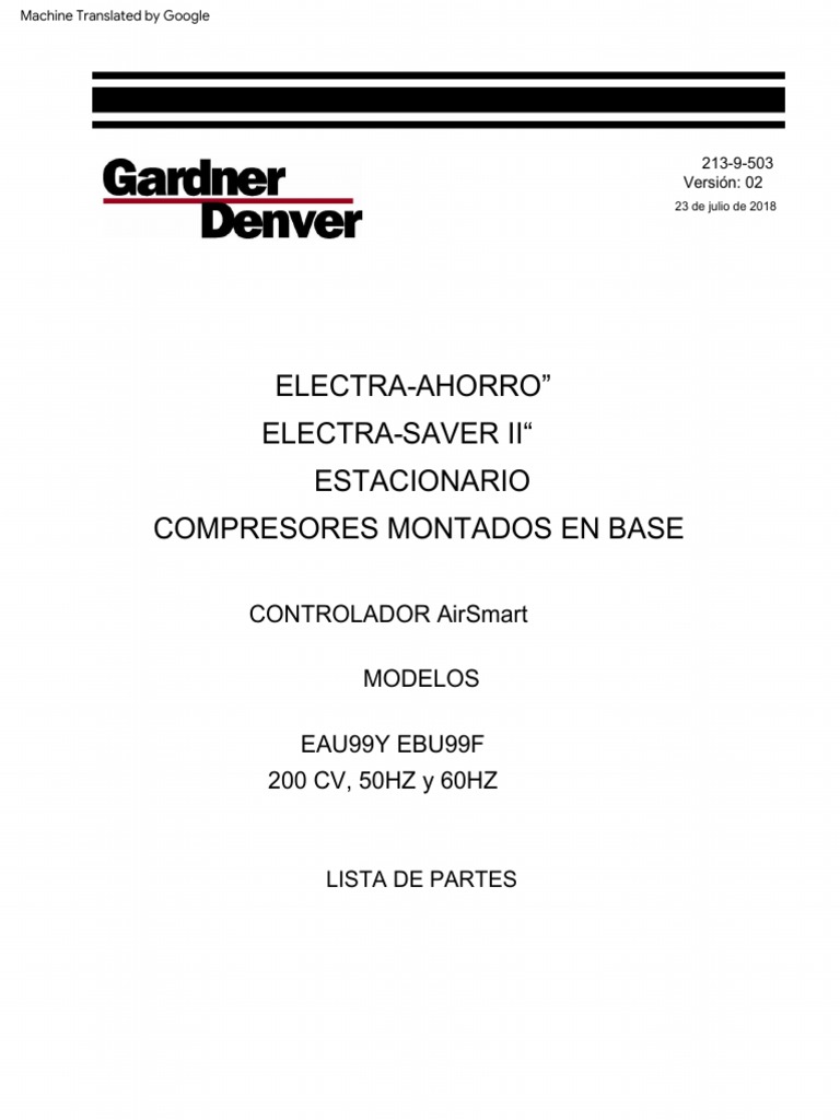 Parts List EBU | PDF | Rodamiento (Mecánico) | Ingeniería mecánica