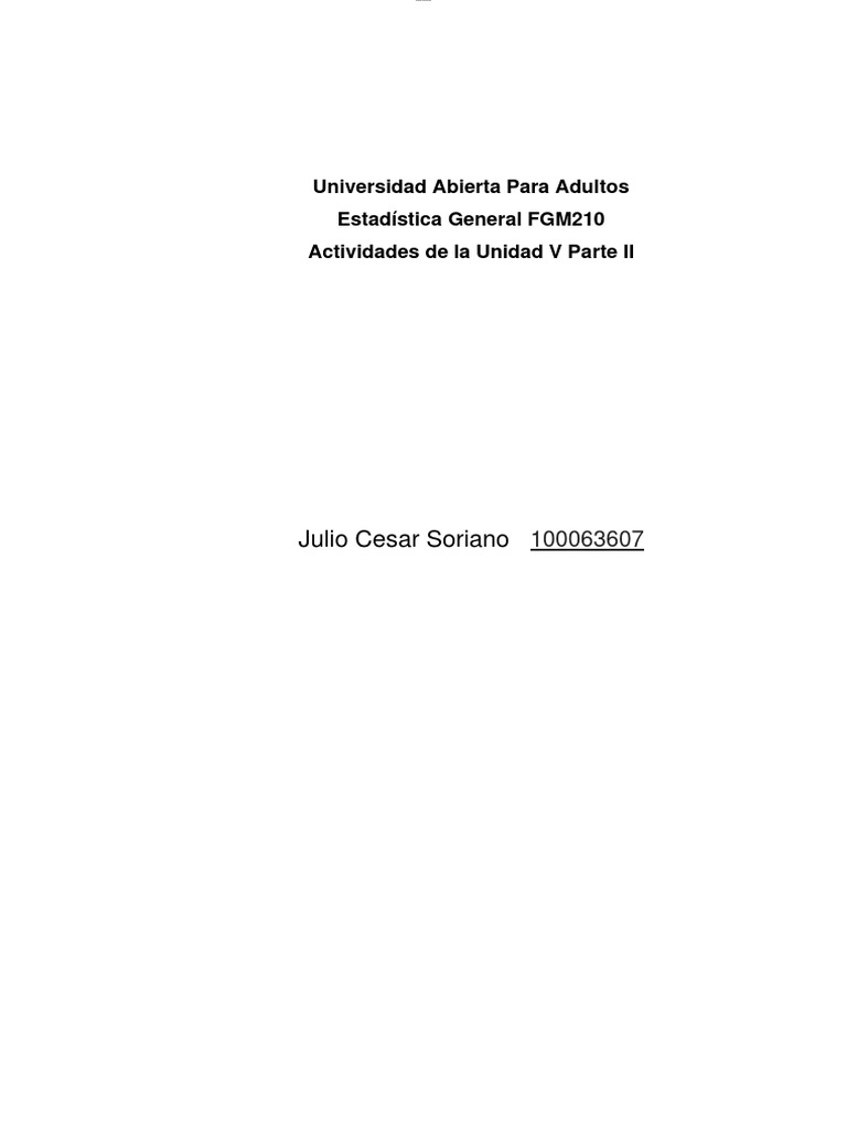 Actividades De La Unidad V Parte Ii Pdf Distribución De Veneno