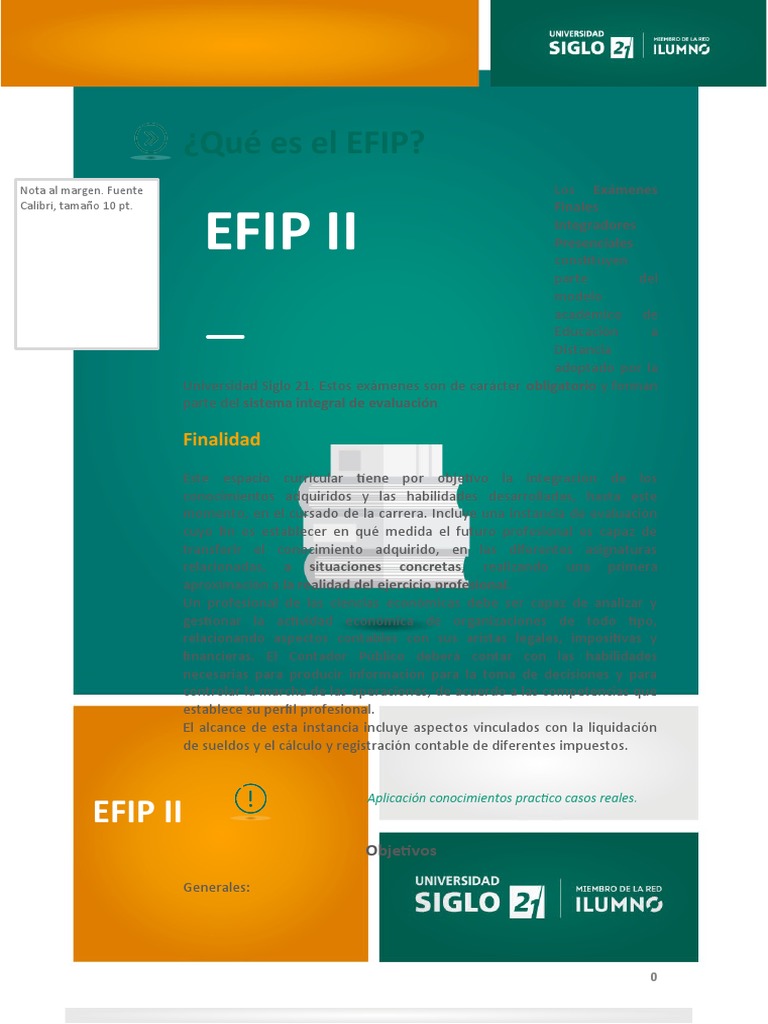 Efip Ii: ¿Qué Es El EFIP? | PDF | Contabilidad | Contador