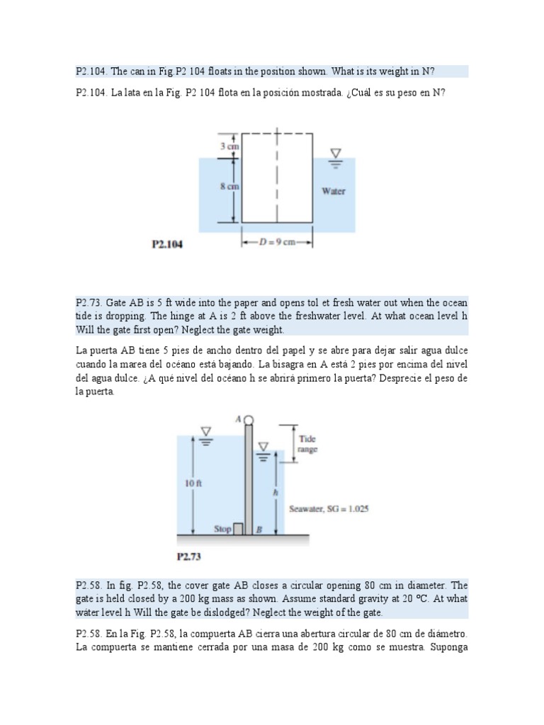 Serie Mecanica de Fluidos | PDF