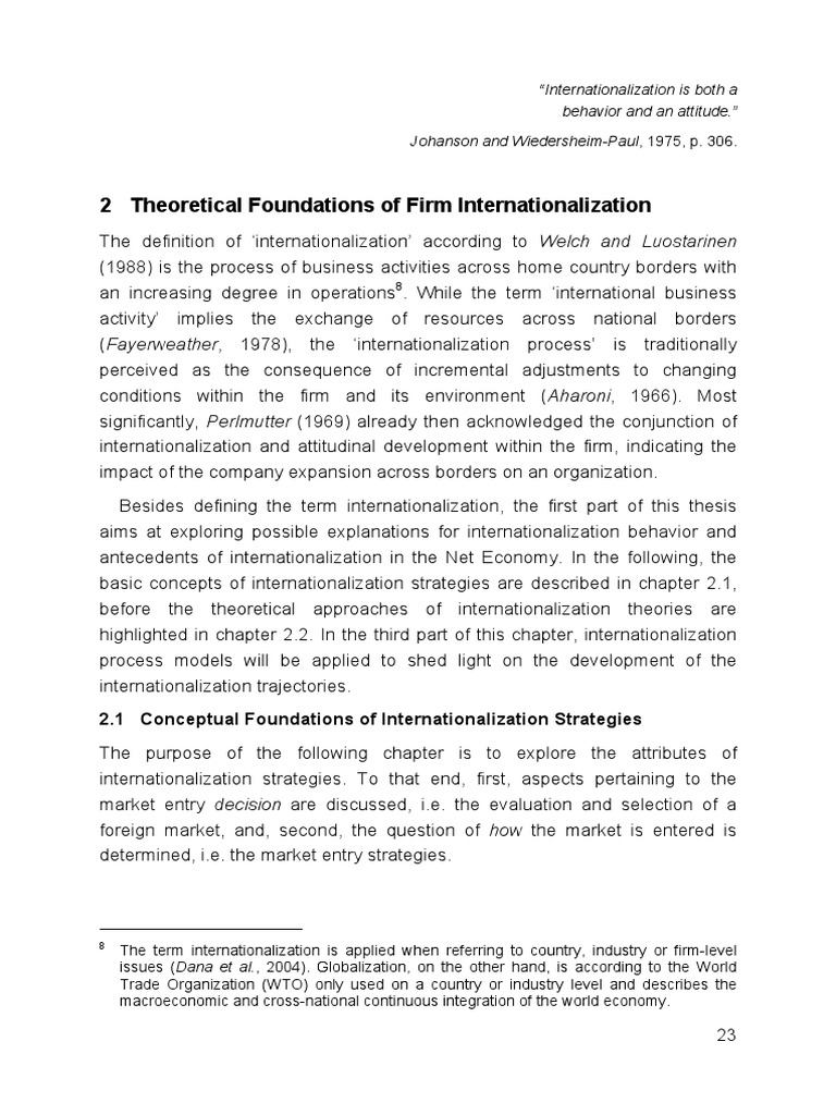 Firm Internationalization Strategies | PDF | Internationalization | Strategic Management