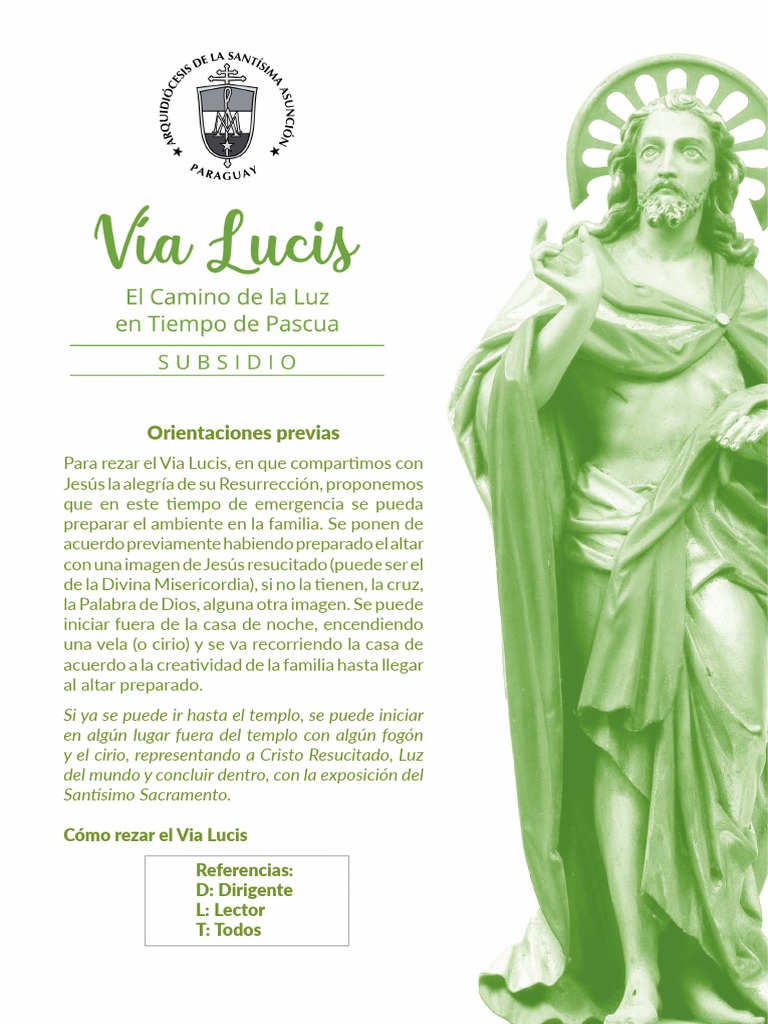 Vía Lucis: Camino de la Luz | PDF | María, madre de Jesús | La ...