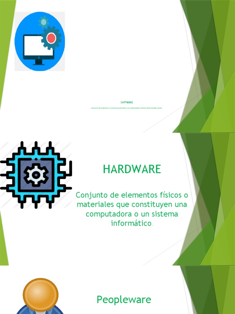 Definiciones Software Hardware y Peopleware | PDF | Informática