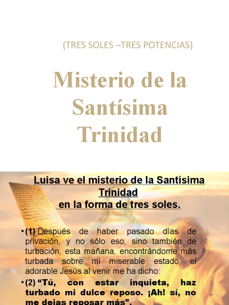 El Sol Divino y Las Potencias Del Alma | PDF | Trinidad | Santificación