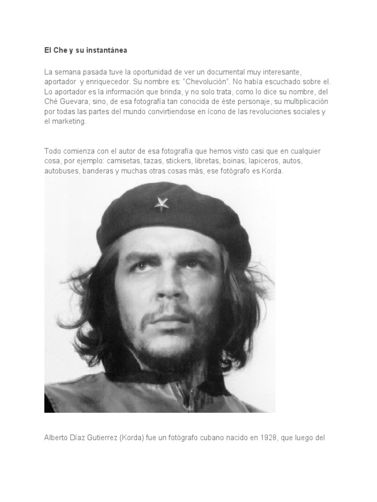 El Che: Icono Global y Marketing | PDF | Cuba | Fidel Castro