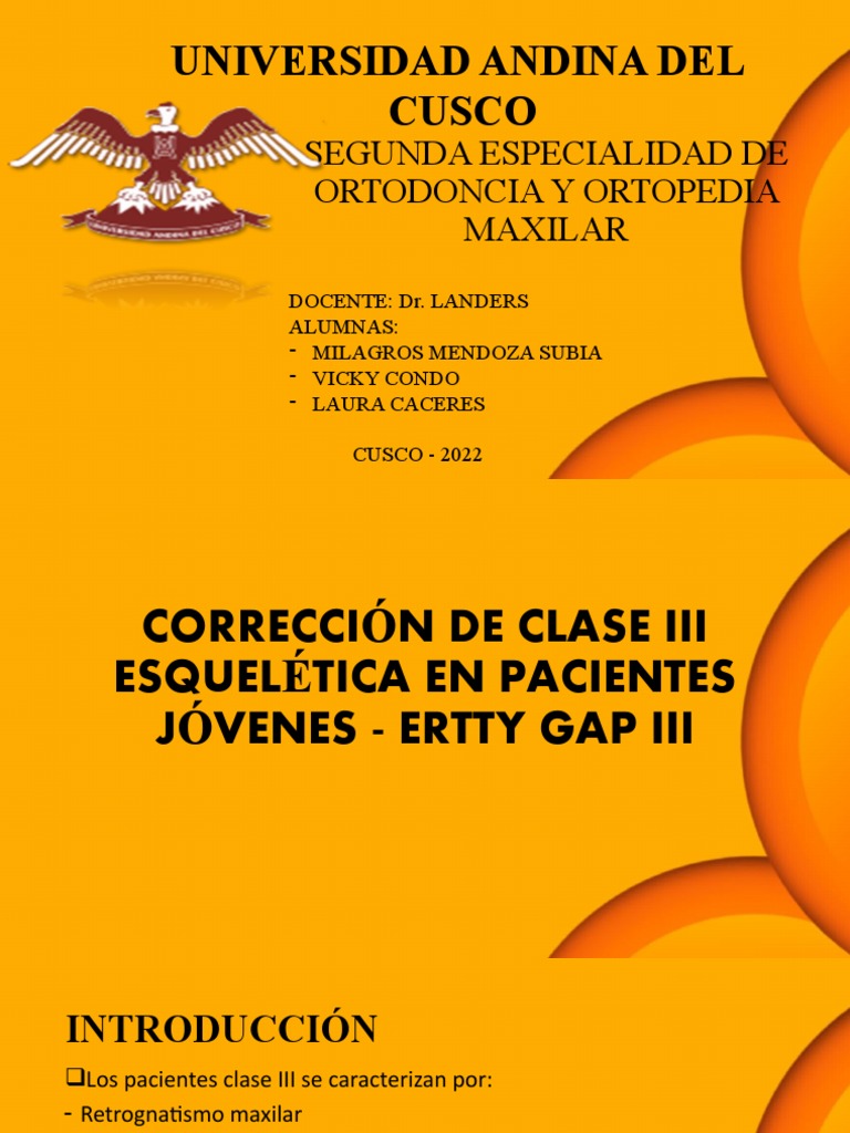 Dr. Landers | PDF | Ortodoncia | Ramas de Odontología