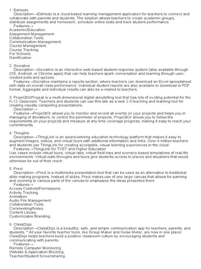 Digital Tools | PDF | Computing | Communication