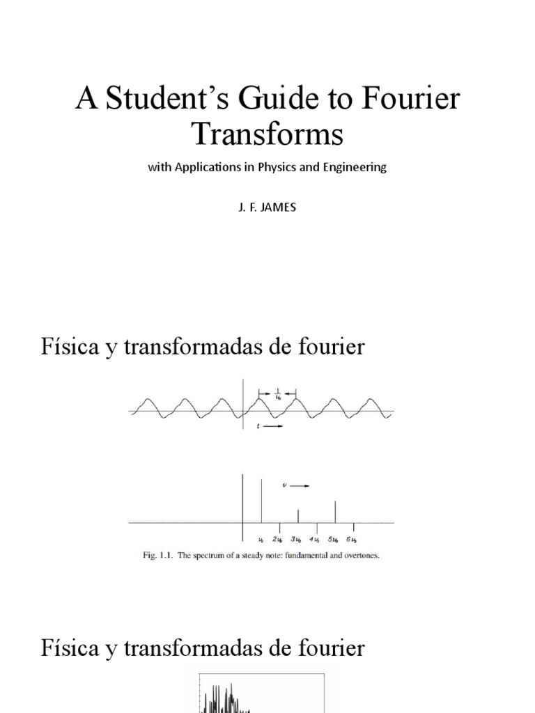 A Student's Guide To Fourier Transforms | PDF A Student's Guide To Fourier Transforms | PDF