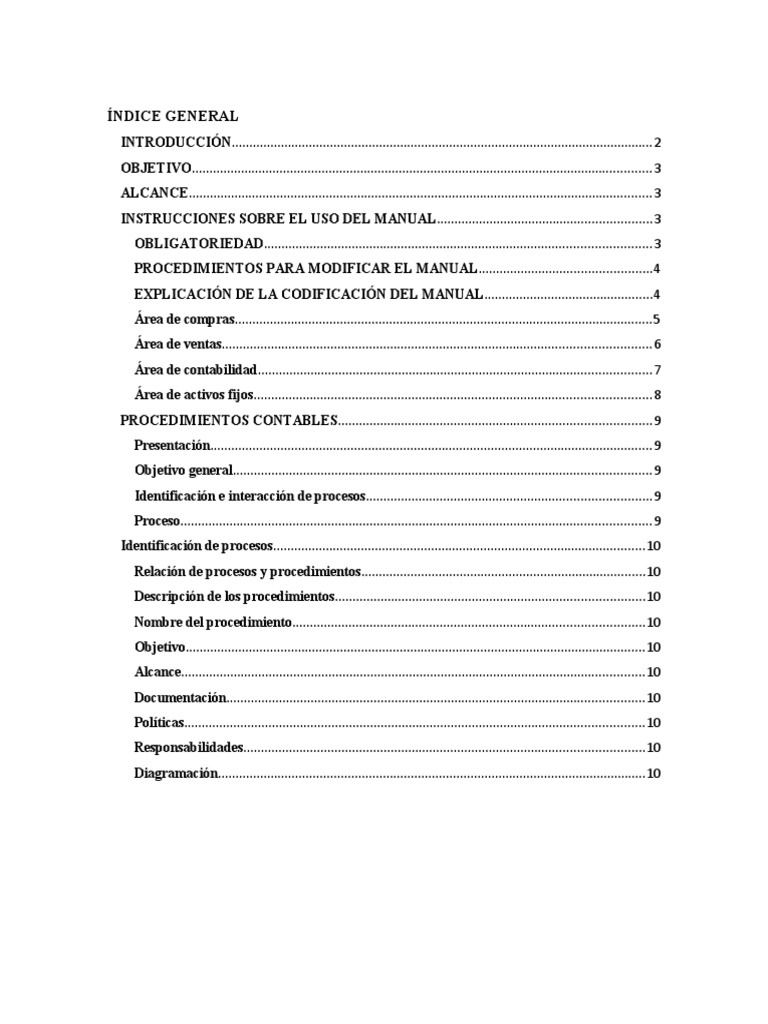 Manual de Políticas y Procedimientos | PDF | Contabilidad | Estado ...