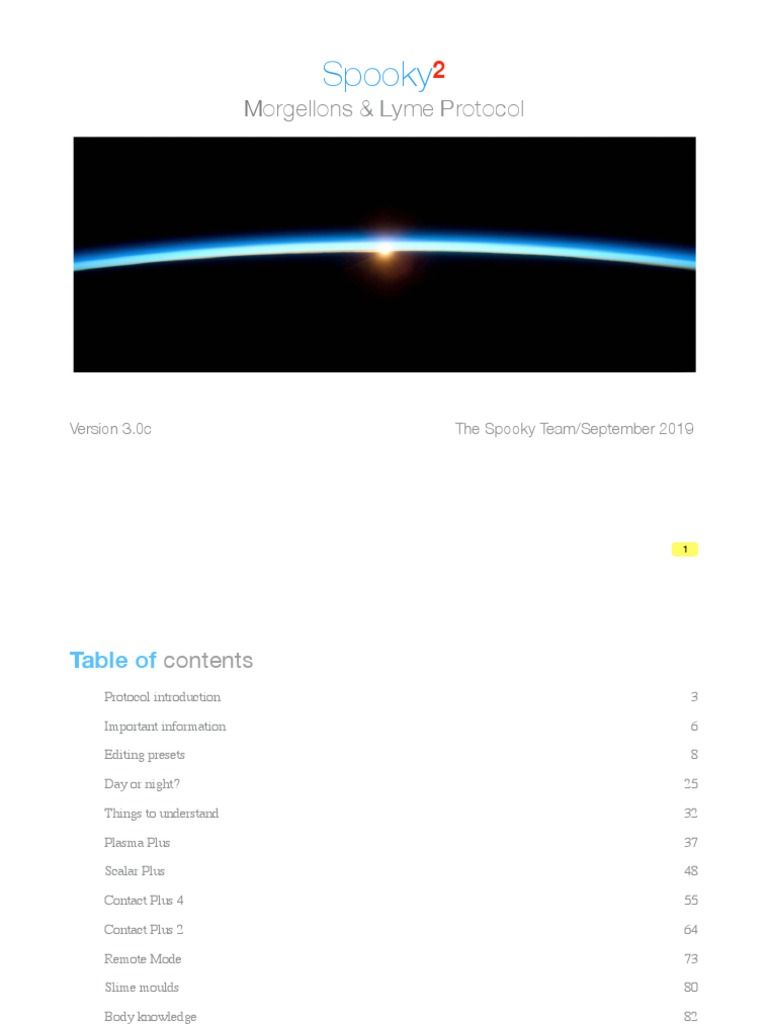 Spooky2 Morgellon Lyme Guide 9.2019 | PDF | Parasitism | Computer File