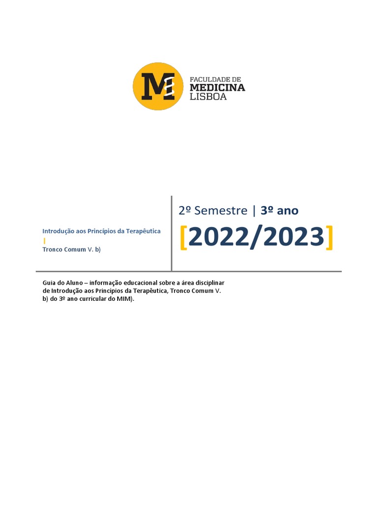 Guia Aluno - IPT 2022 2023 PDF | PDF