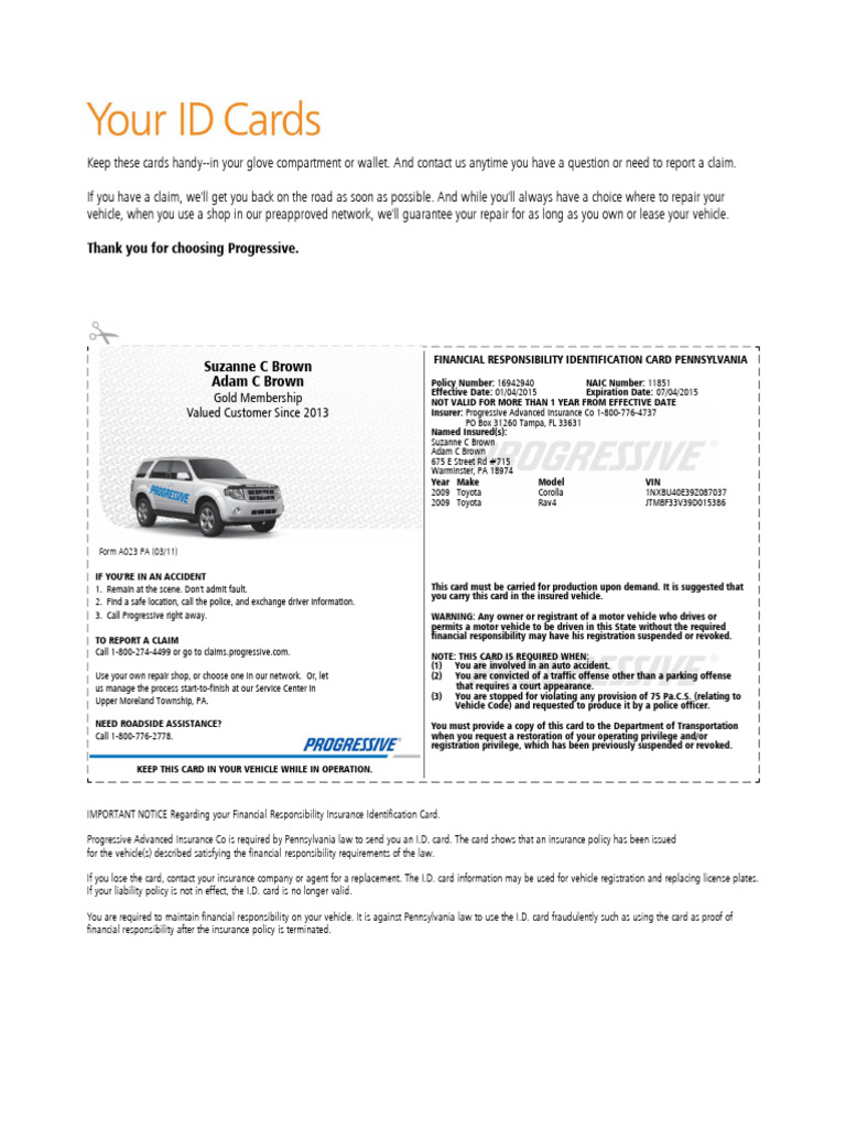 Pgrinsuranceidcard 160813053926 | Download Free PDF | Identity Document ...