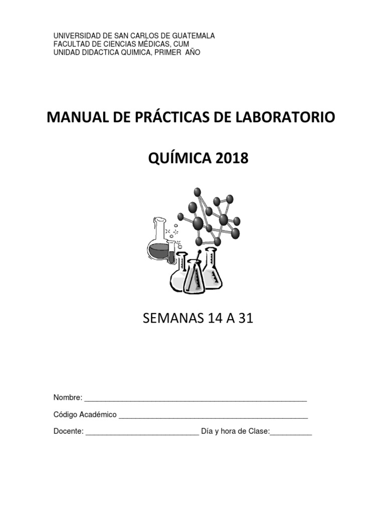 Manual PRACTICAS QUIMICA II Orgánica | PDF | Compuestos químicos | Química