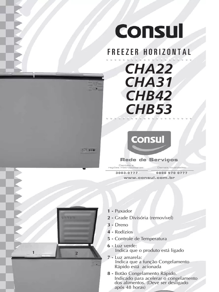 Manual de Instruções Consul CHA22 (Português - 10 Páginas) - Alan ...