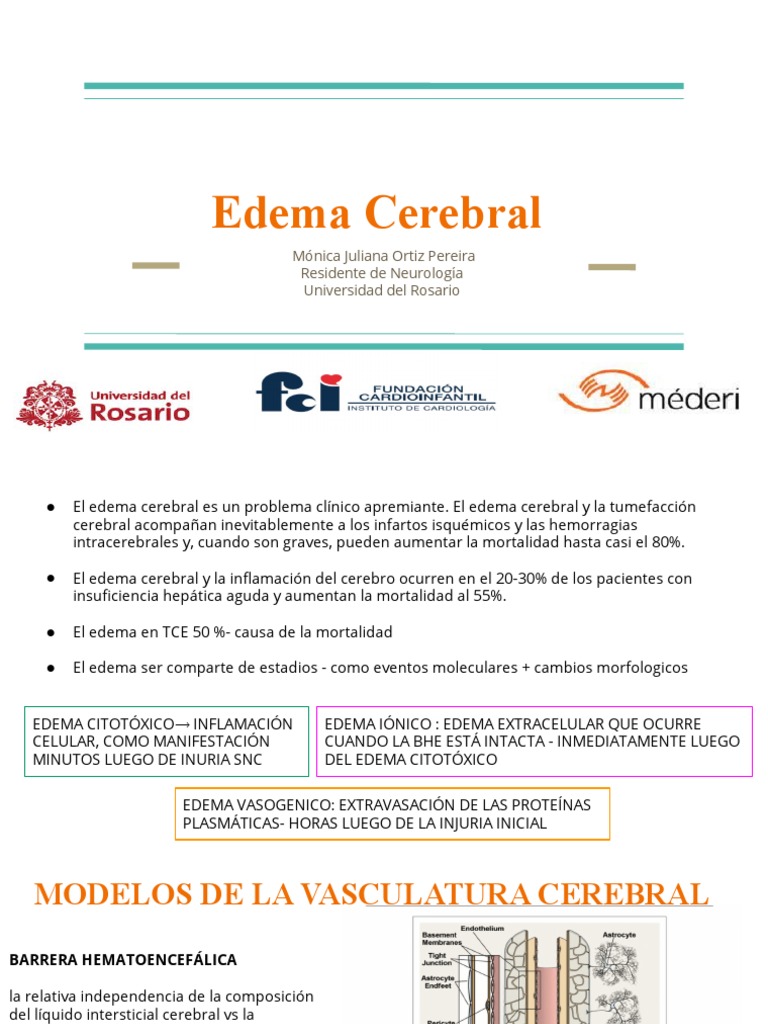 Edema Cerebral | PDF | Edema | Inflamación