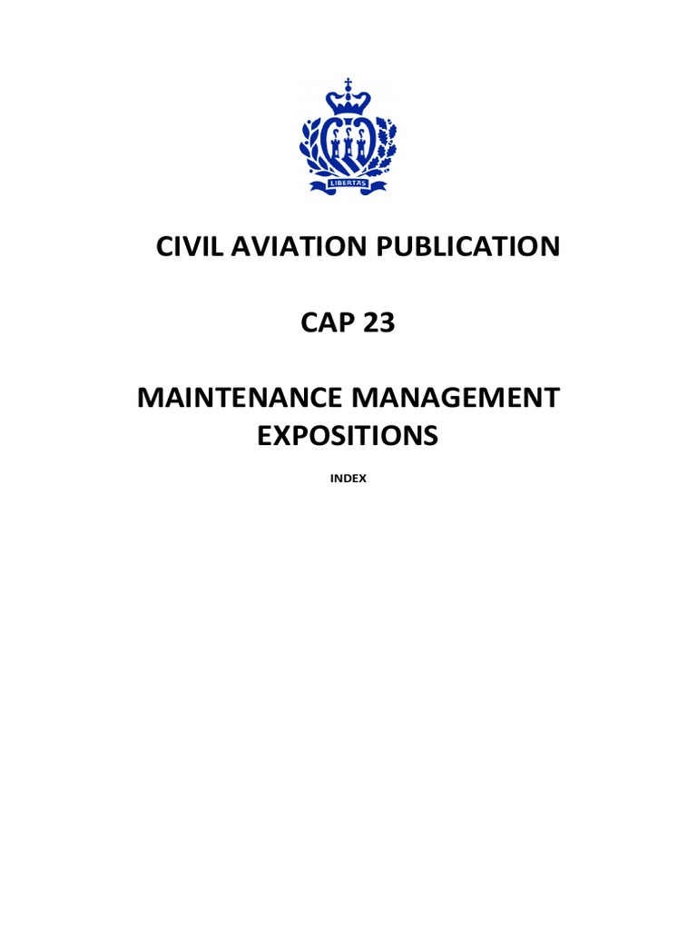 CAP 23 MME Rev 06 | PDF | Audit | Aviation