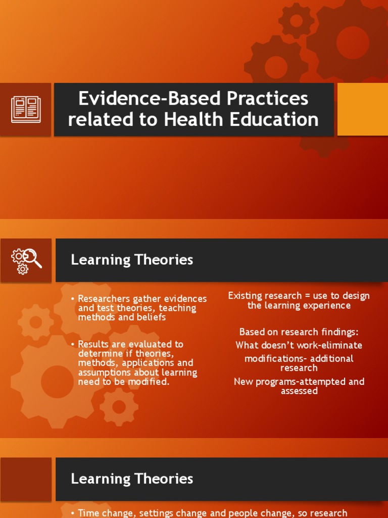 Evidence Based PDF | PDF | Learning | Evidence Based Practice