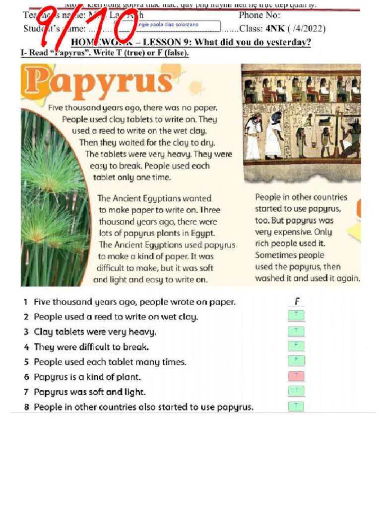 Actividad Ingles Week 5 | PDF