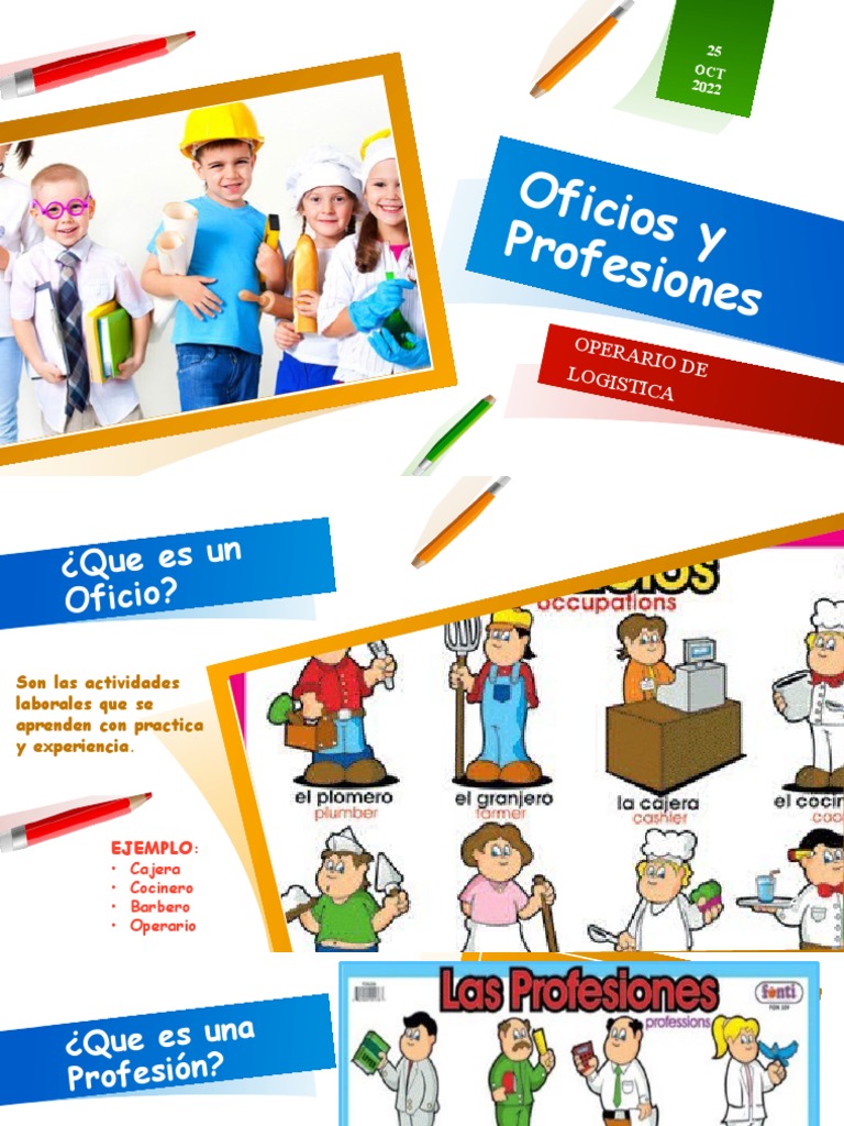 Oficios y Profesiones Prekinder | PDF