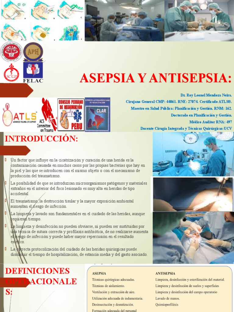 Asepsia y Antisepsia | PDF | Antimicrobiano | Herida