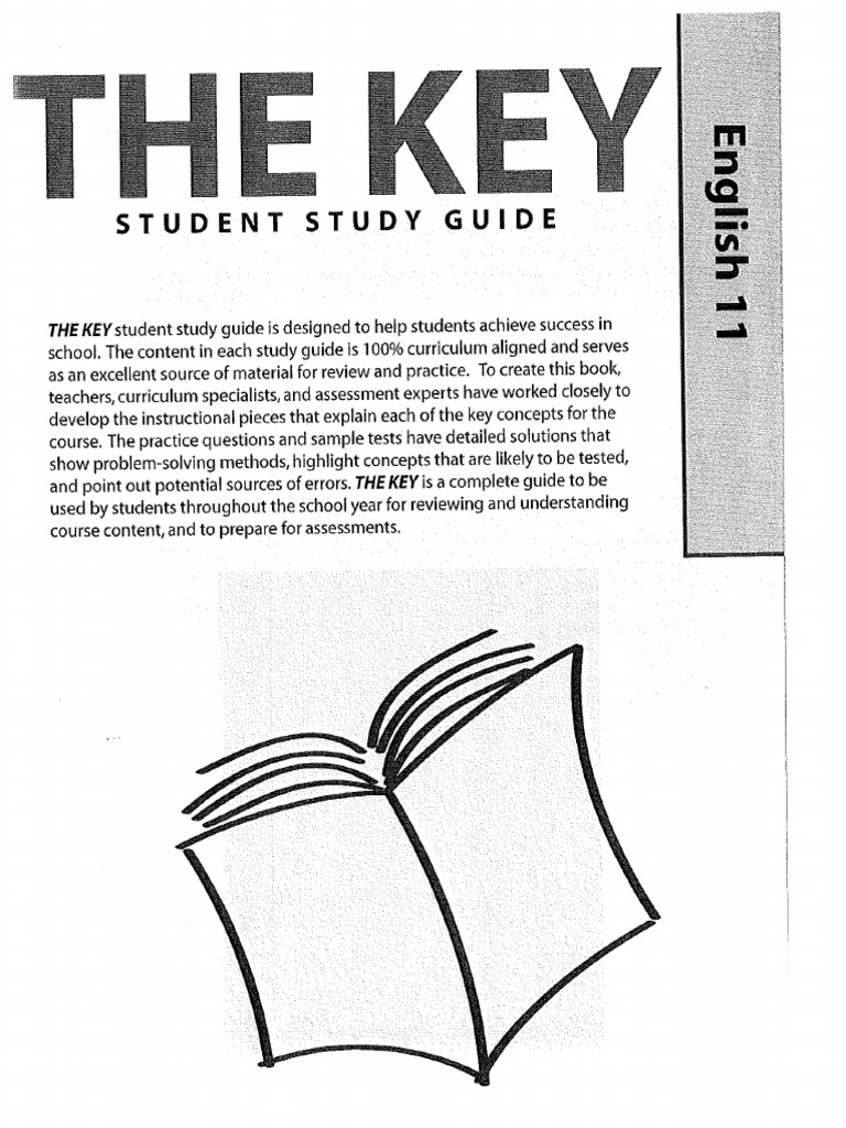English 11 - The Key Study Guide | PDF