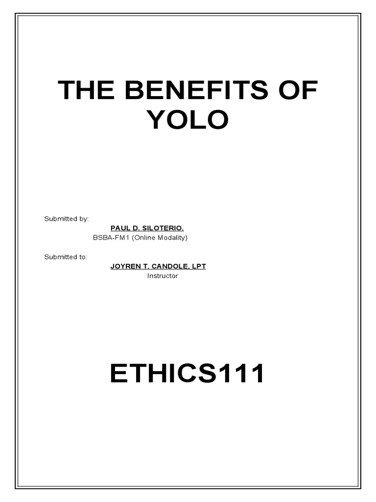 Sample Format For Cover Page | PDF | Social Science