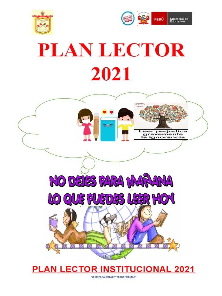 Plan Lector 2021 | PDF | Educación primaria | Comprensión lectora
