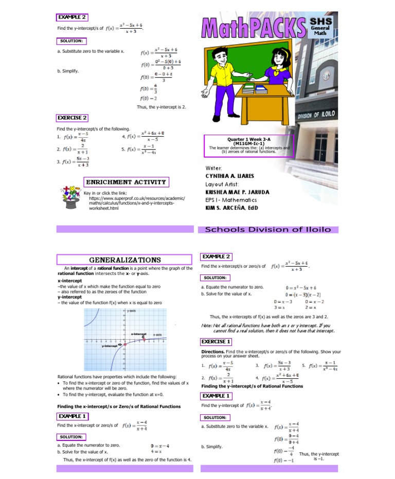 Math11 GenMath Q1Wk3-A-final | PDF | Function (Mathematics) | Zero Of A ...