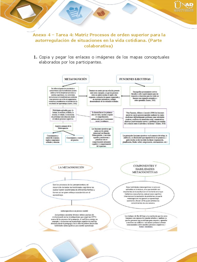 (Anexo 4) - Tarea 4 Matriz Procesos Orden Superior - Diligenciar Colaborativamente | PDF ...