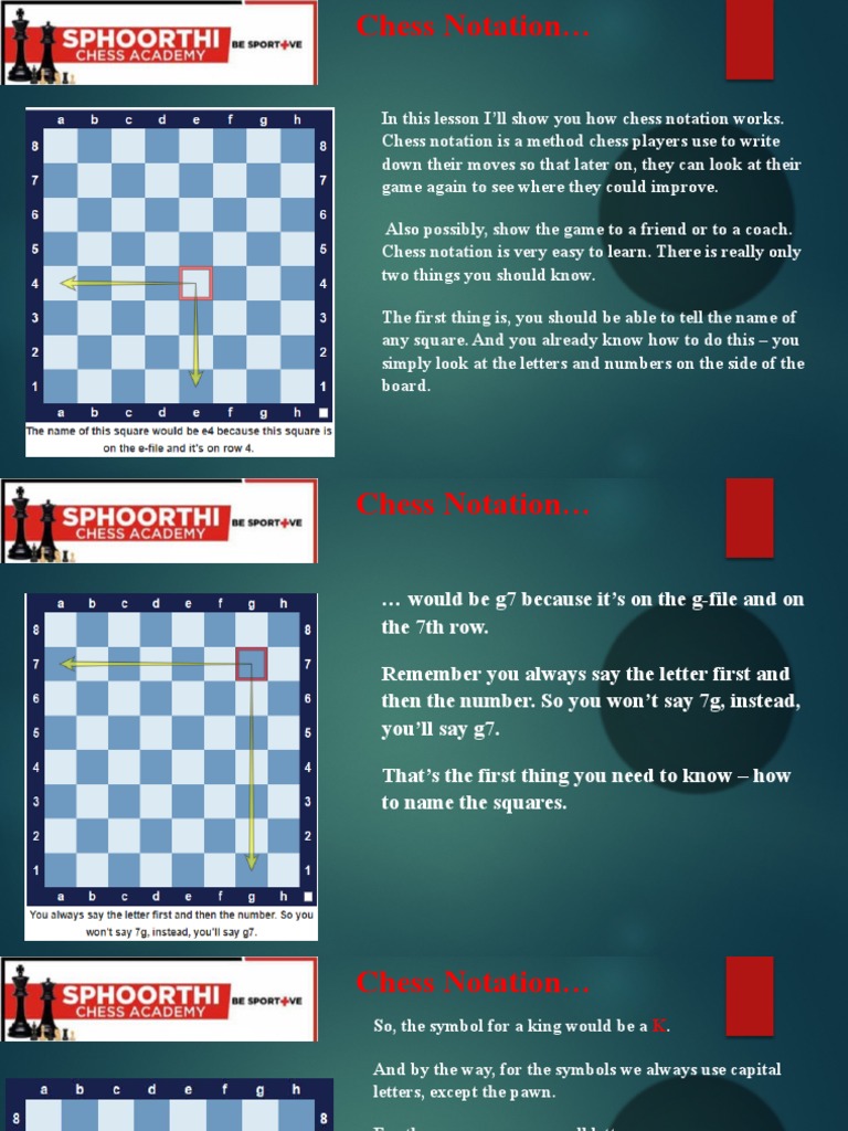 How To Write Chess Notation | PDF | Chess | Traditional Games How To Write Chess Notation | PDF | Chess | Traditional Games