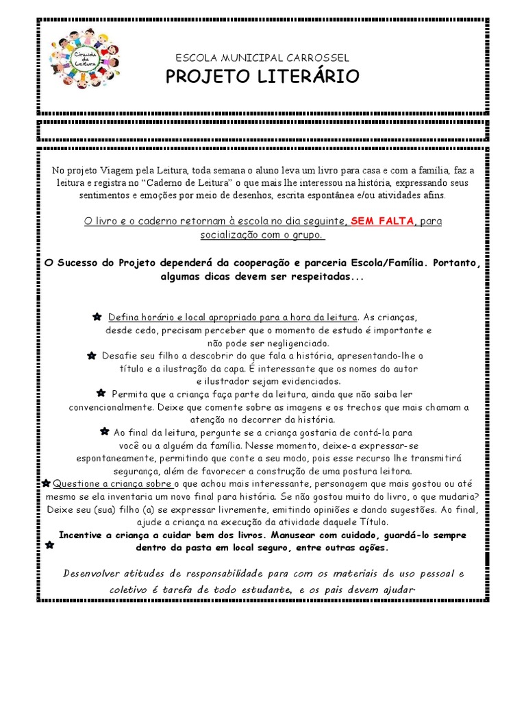 Projeto Leitura | PDF