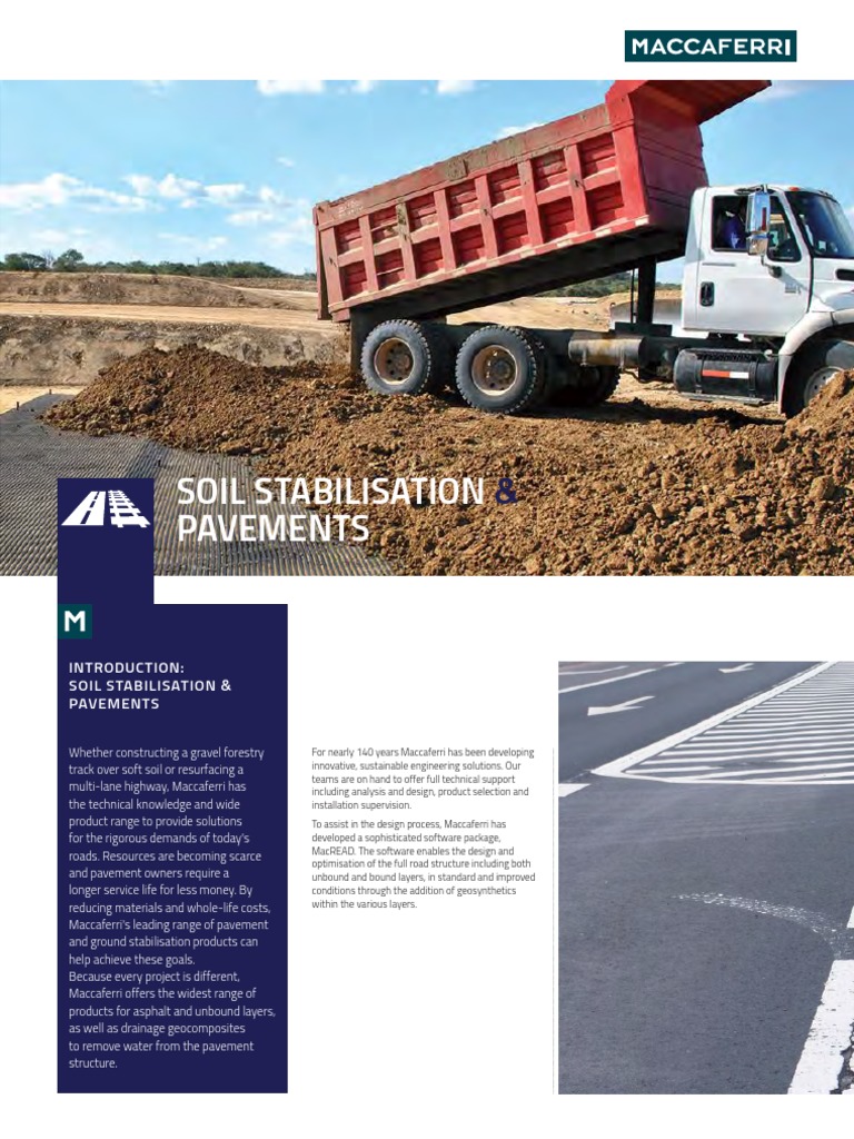 Mac Brochure-Soil - Stabilisation - and - Pavements | PDF | Road ...