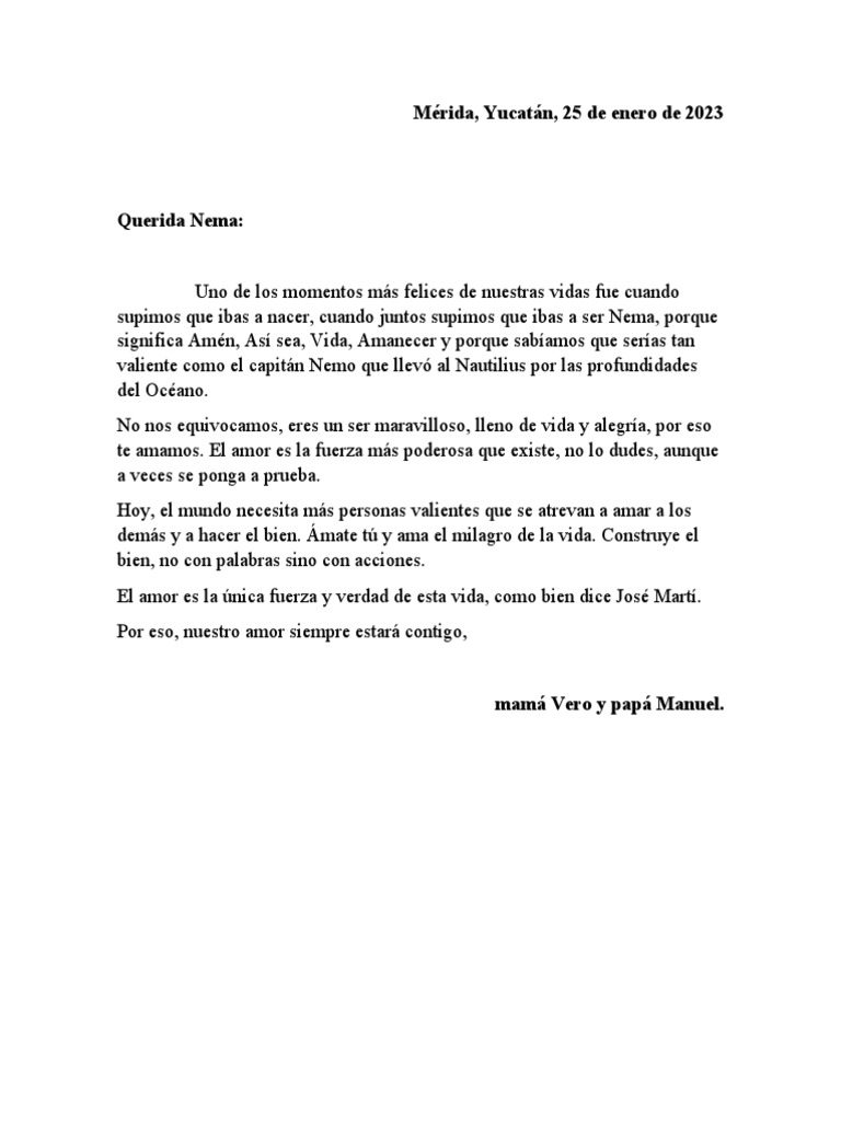 Significado de "Mama Ñema" y Amor Familiar | PDF