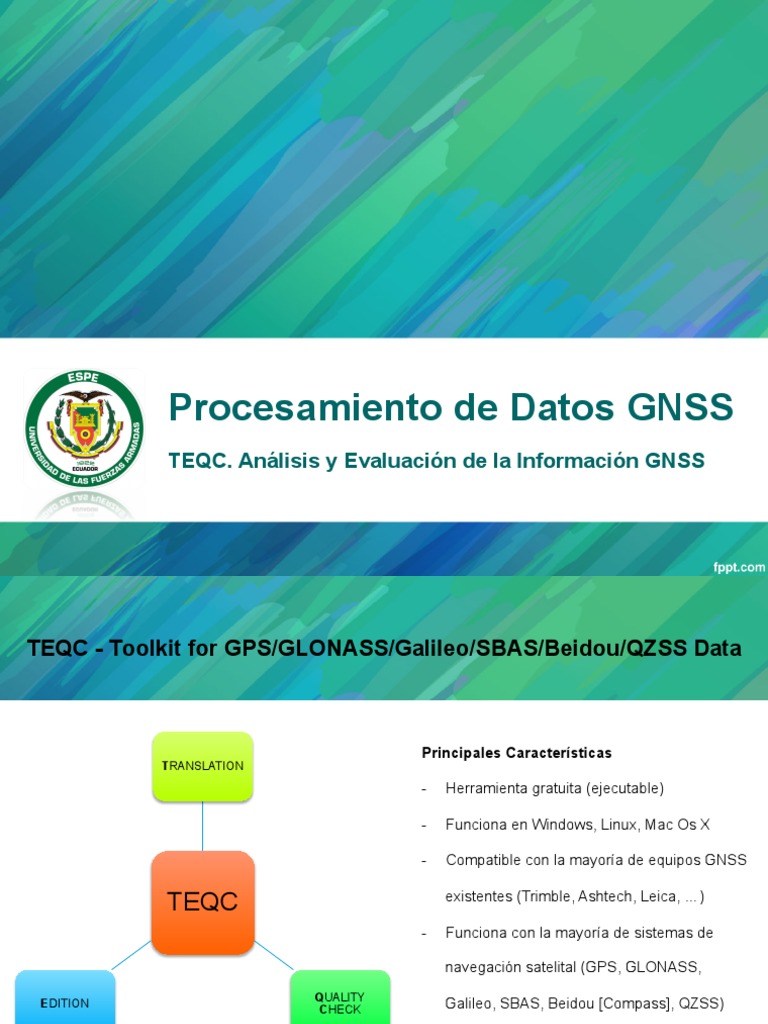 Parte 2. TEQC. Análisis de Información GNSS | PDF | Sistema de ...