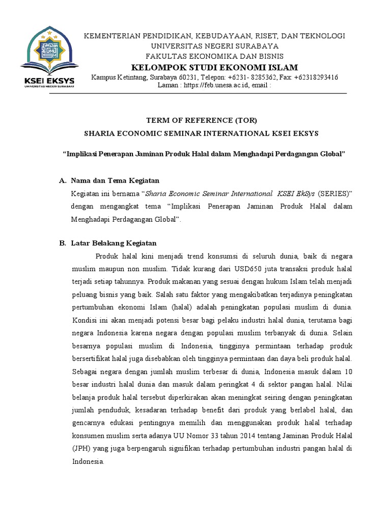 TOR Series Internasional - KSEI EkSys | PDF