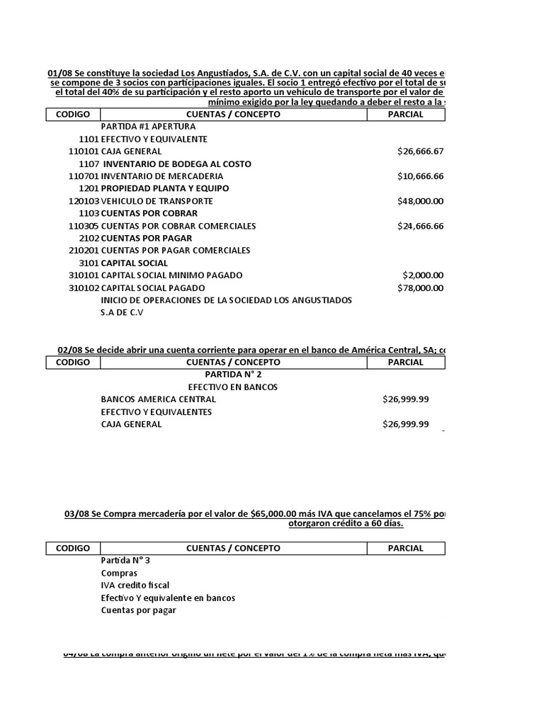 Guia 2 Conta | PDF | Impuesto al valor agregado | Bancos