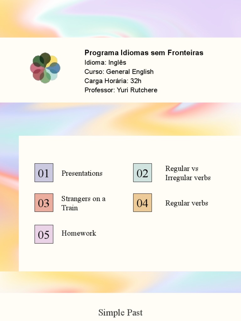 Regular Verbs vs Irregular Verbs in the Simple Past Tense: A Comparison ...