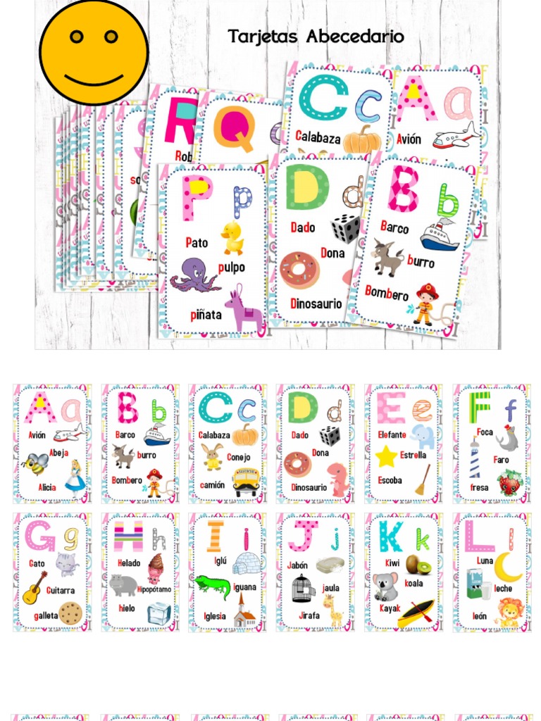 Abecedario Tarjetas | PDF