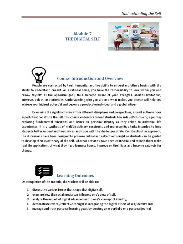 Chapter 9 Digital Self | PDF | Identity (Social Science) | Adolescence