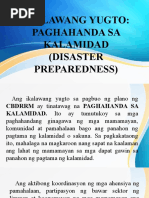 Tagalog DISASTER PREPAREDNESS ALL HAZARD | PDF