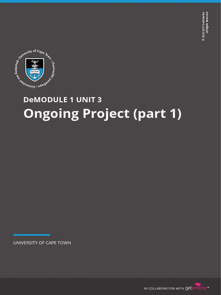 UCT APM M1 U3 Ongoing Project | PDF | Vaccines | Procurement