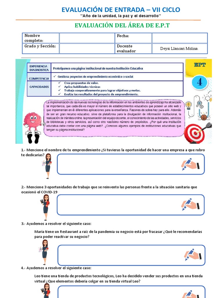 Ept Diagnostico 2023 | PDF