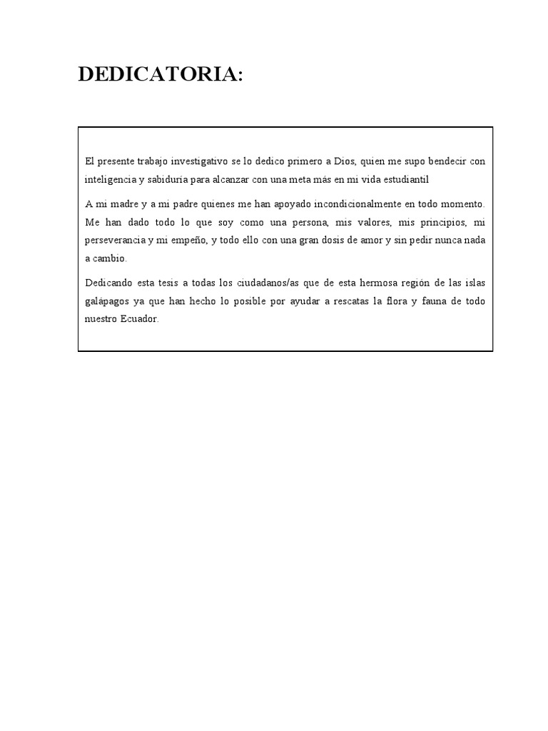 DEDICATORIA | PDF