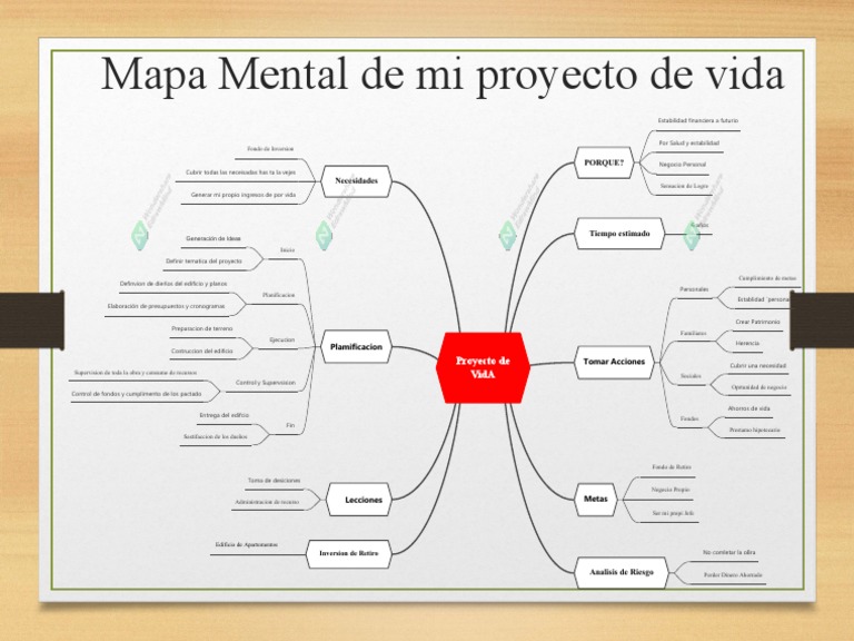 Mapa Mental Plan de Vida | PDF | Dinero | Economias