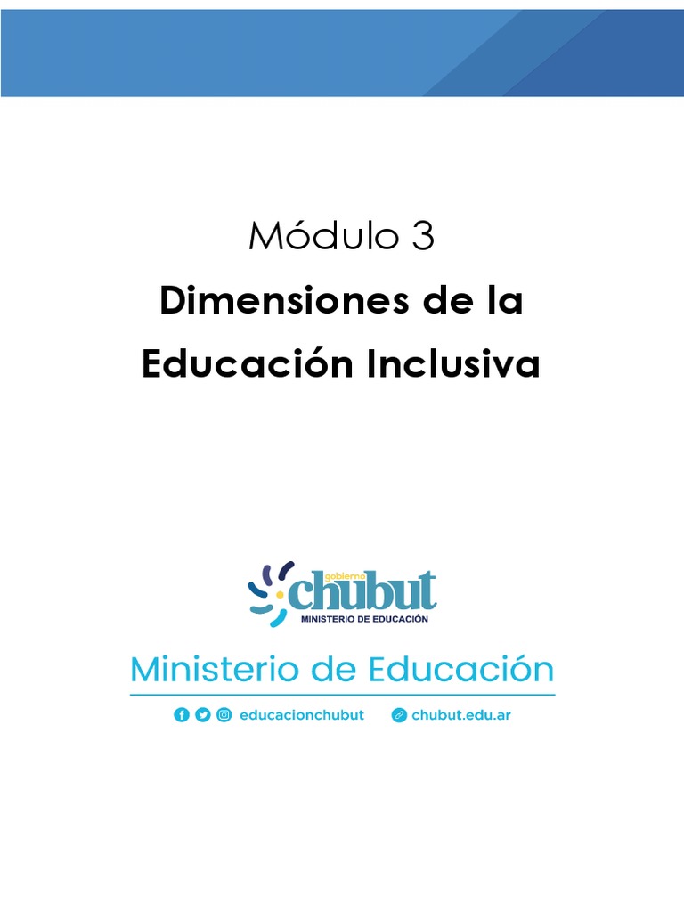 Dimensiones de la Educación Inclusiva | PDF | Inclusión (Educación) | Educación sexual