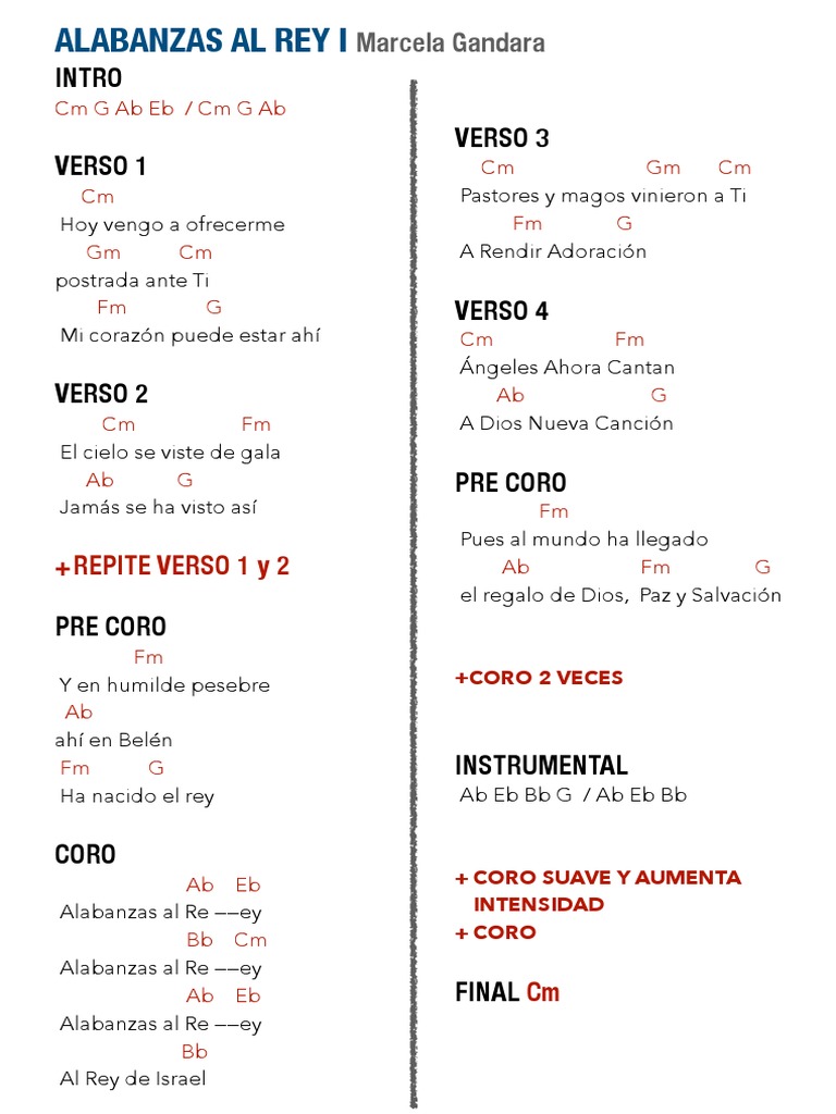 Alabanzas al Rey | PDF