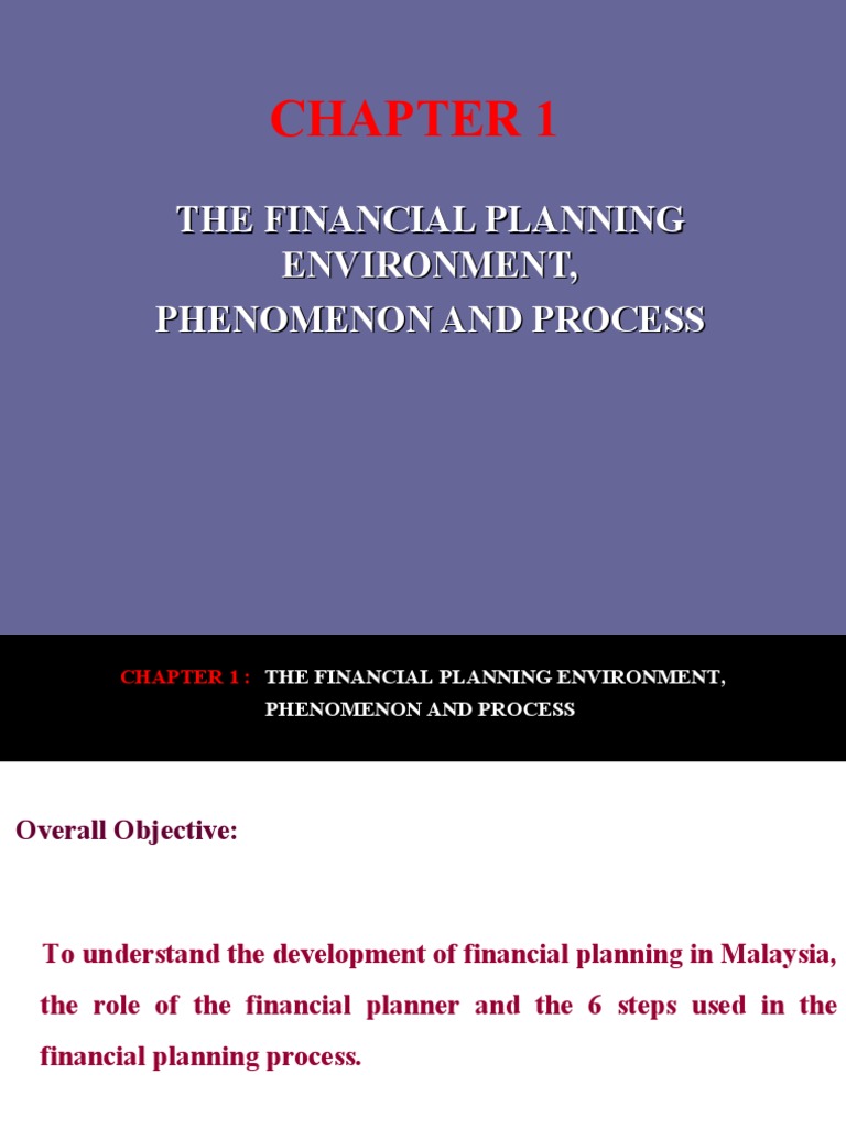 Financial Planning Process Overview | PDF | Financial Plan ...