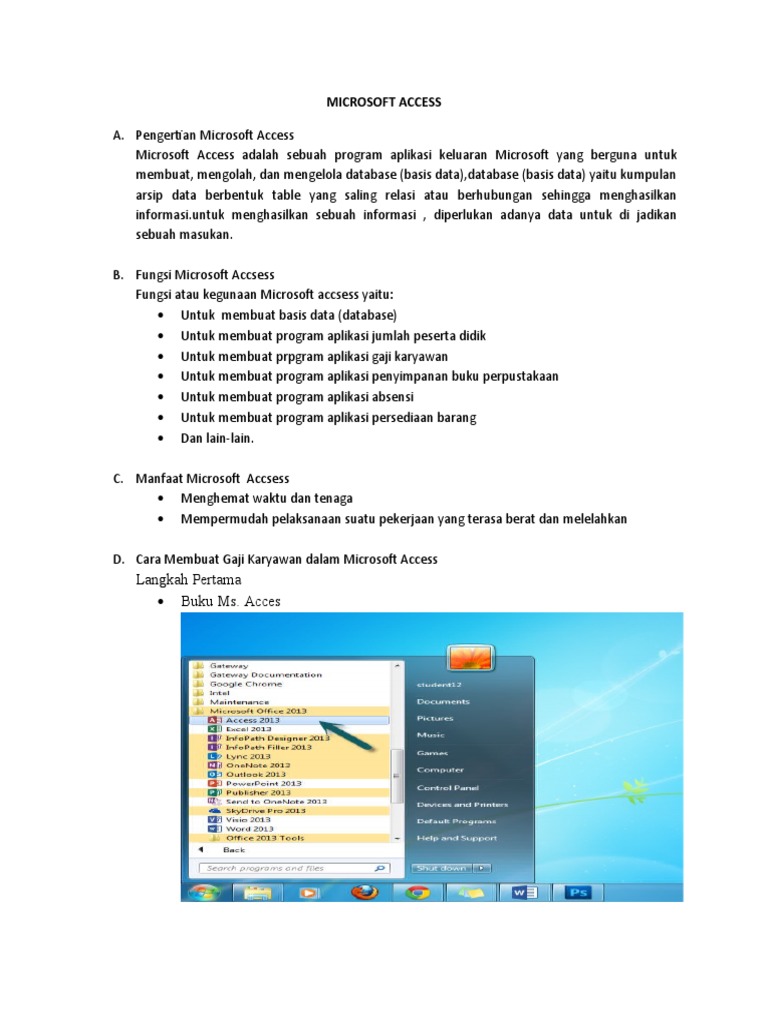 Microsoft Access | PDF
